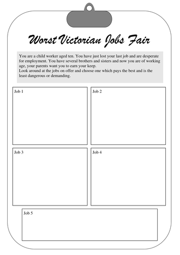 Industrial Revolution 6 - Victorian Jobs | Teaching Resources