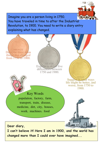 Industrial Revolution 1 - Changes 1750/1900 | Teaching Resources