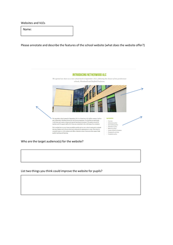 Edexcel GCSE ICT - VLEs | Teaching Resources