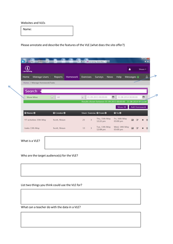 Edexcel GCSE ICT - VLEs | Teaching Resources