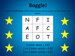 Morning activities - BOGGLE! | Teaching Resources