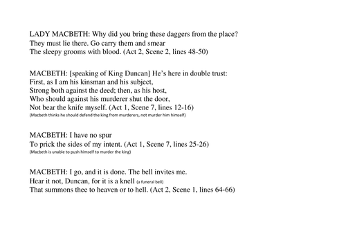 Macbeth Trial | Teaching Resources