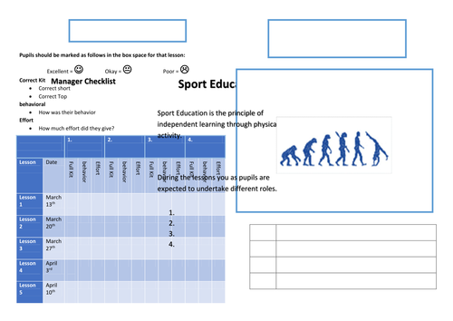 Dance Record Booklet with Ideas and Job Roles | Teaching Resources