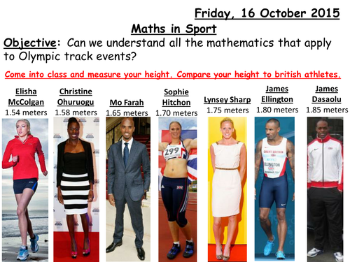 Sports Day Math Lesson - Math in Sport | Teaching Resources