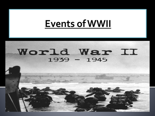 Key Turning Points WWII | Teaching Resources