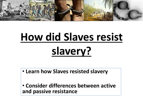 Slave rebellion | Teaching Resources