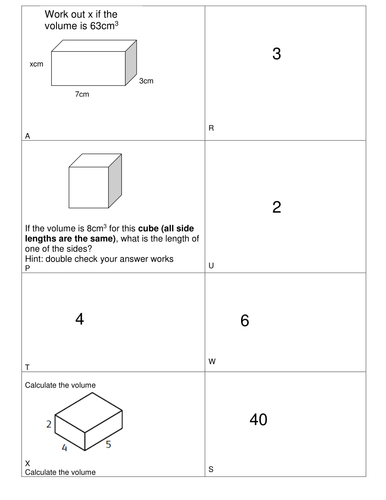 COMPLETE VOLUME OF CUBOIDS LESSON | Teaching Resources COMPLETE VOLUME OF CUBOIDS LESSON | Teaching Resources