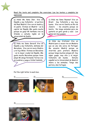 La copa del mundo | Teaching Resources