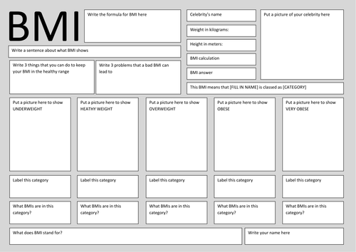 BMI 3 lessons | Teaching Resources