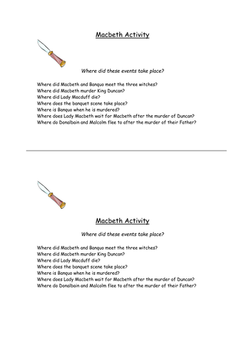 Macbeth - Crown of Blood - Additional resources | Teaching Resources