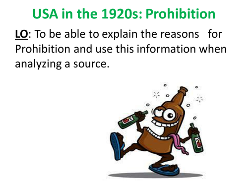 Prohibition | Teaching Resources