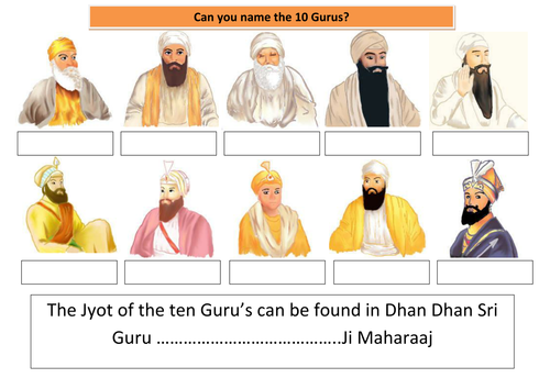 11 Sikh Gurus | Teaching Resources