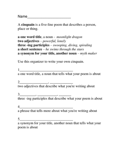 Year 8 Poetry (Nature and Place) SoW - Lesson 2 | Teaching Resources