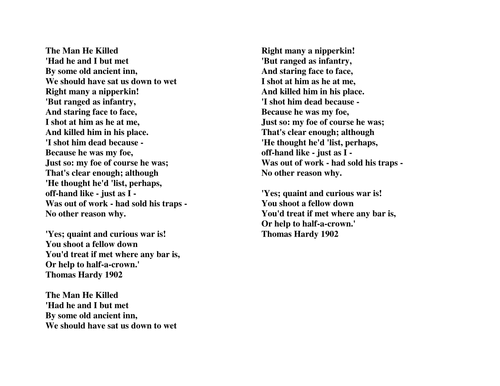 Year 8 poetry introduction to poetry week 2 | Teaching Resources