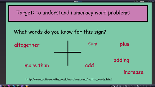 Introduction to Word Problems Year 1 | Teaching Resources