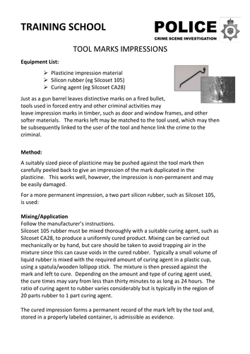 CSI Forensics Continued | Teaching Resources