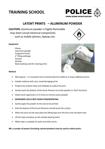 CSI Forensics Course | Teaching Resources