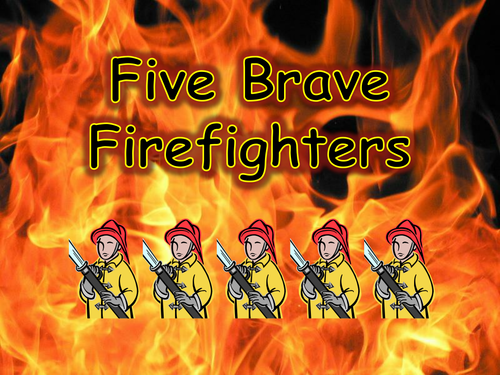 Five brave firefighters | Teaching Resources