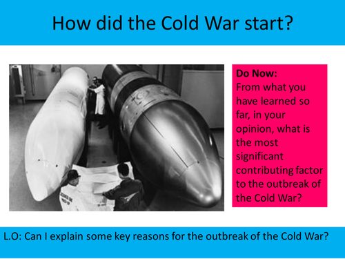 Origins of the Cold War Scheme of Learning | Teaching Resources