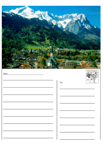 European country postcards | Teaching Resources