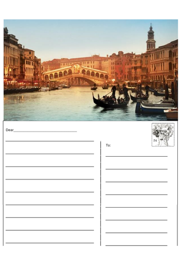 European country postcards | Teaching Resources