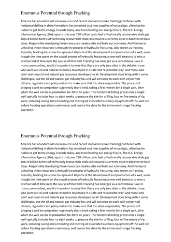 Fracking | Teaching Resources