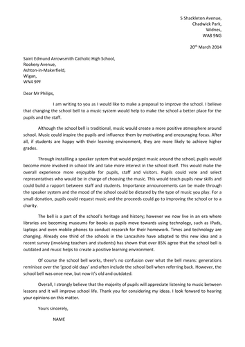 Writing a Persuasive Letter: The School Bell | Teaching Resources