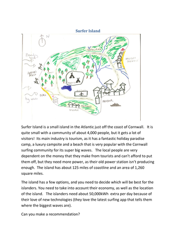 Energy island activities | Teaching Resources