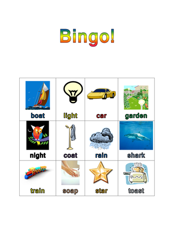 Phonics Bingo (Phase 3) | Teaching Resources