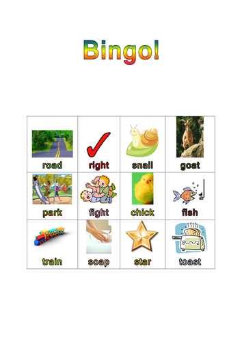 Phonics Bingo (Phase 3) | Teaching Resources
