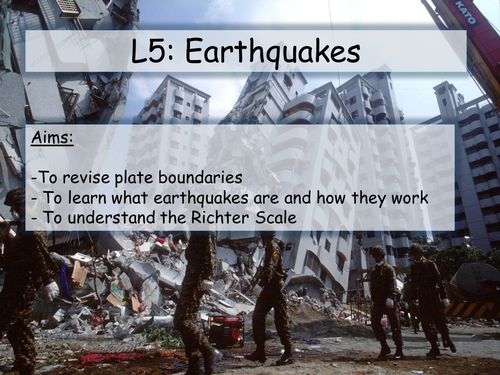 Earthquakes part 1 | Teaching Resources