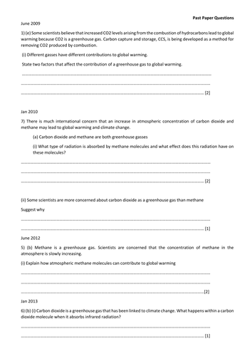 Global warming- greenhouse effect lesson | Teaching Resources