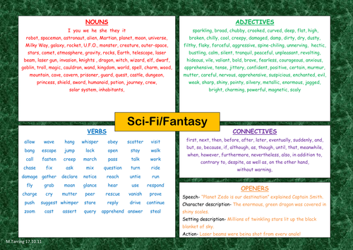Story Writing - Science Fiction | Teaching Resources