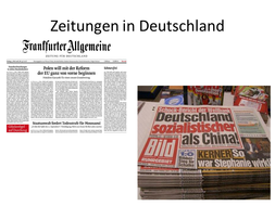 German Newspapers | Teaching Resources