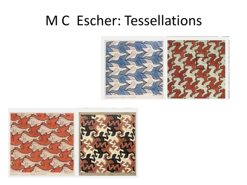 M C Escher: Tessellation | Teaching Resources