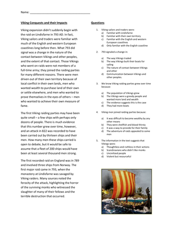 Viking Unit | Teaching Resources