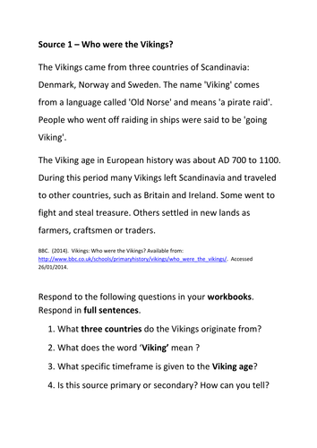 Viking Unit | Teaching Resources