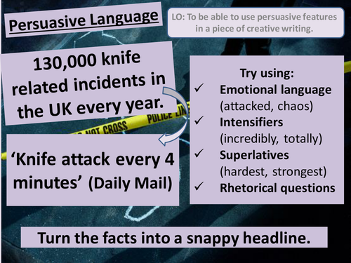 Knife Crime SOW | Teaching Resources