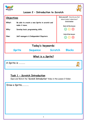 Scratch Lesson 2 | Teaching Resources