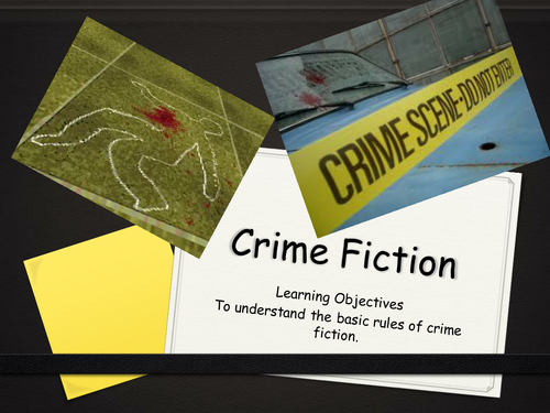 Crime fiction introduction | Teaching Resources