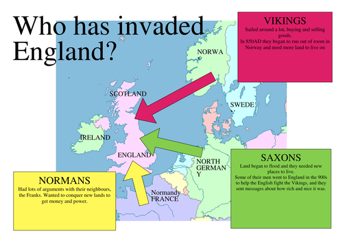 Normans - Lesson One - Invaders and Settlers | Teaching Resources