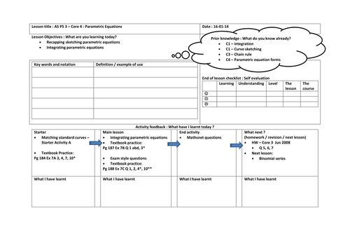 Learning Mats for A level Mathematics | Teaching Resources