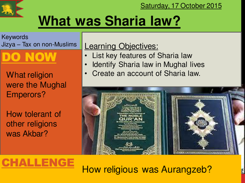 L6 - What was Sharia Law? | Teaching Resources