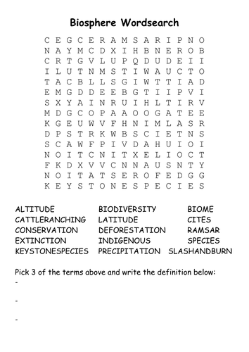 Battle for the biosphere- GCSE, KS4, Edexcel B geo | Teaching Resources