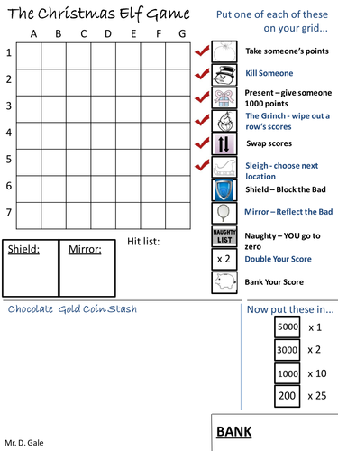 The Christmas Elf Game | Teaching Resources
