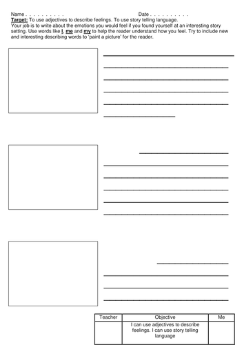 Writing using adjectives/first person KS1 | Teaching Resources