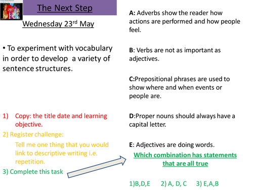 Writing Inspired By a Text Redraft & Plan | Teaching Resources