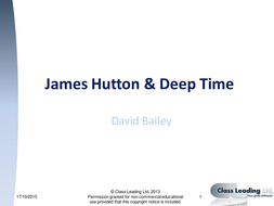 James Hutton & Deep Time - graded questions | Teaching Resources