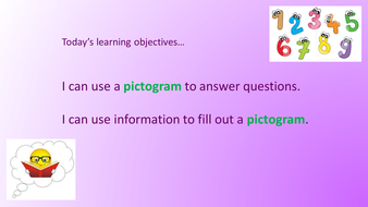 KS1 Pictogram Lesson by joelroutledge - Teaching Resources - Tes
