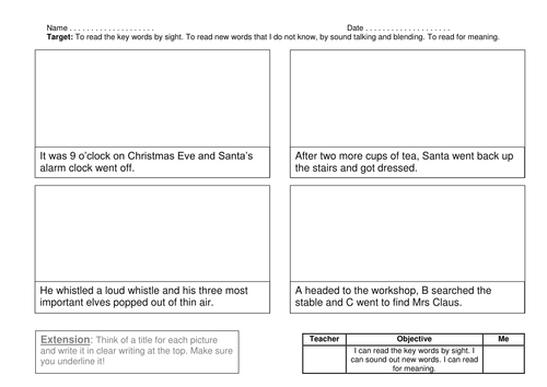 Differentiated Christmas Reading Comp Chapter 1 | Teaching Resources